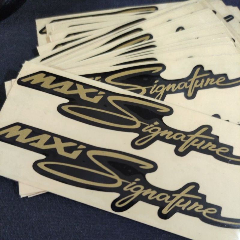 Maxi signature sticker | Shopee Malaysia