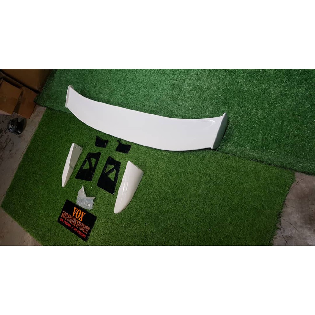 1honda civic fd type r mugen gt wing spoiler siap cat fd putih fit ...