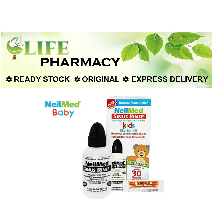 NEILMED SINUS RINSE KIDS STARTER KIt (30S/60S) | Shopee Malaysia