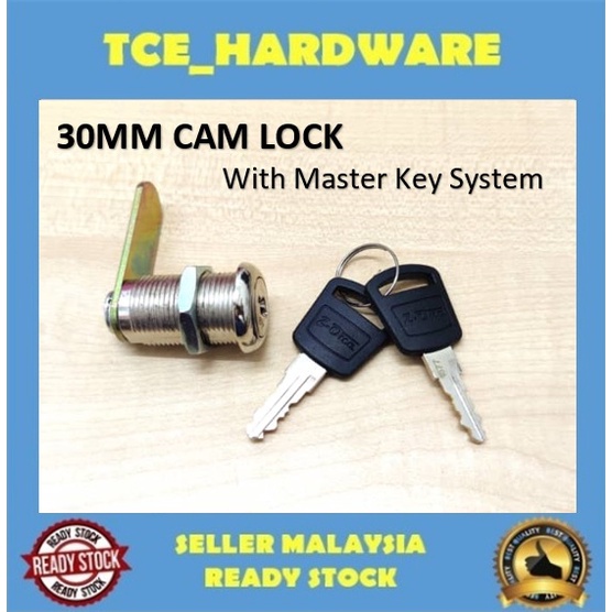 Master Key System Cam Lock 25mm 30mm 36.5mm Wardrobe Desk Cabinet ...