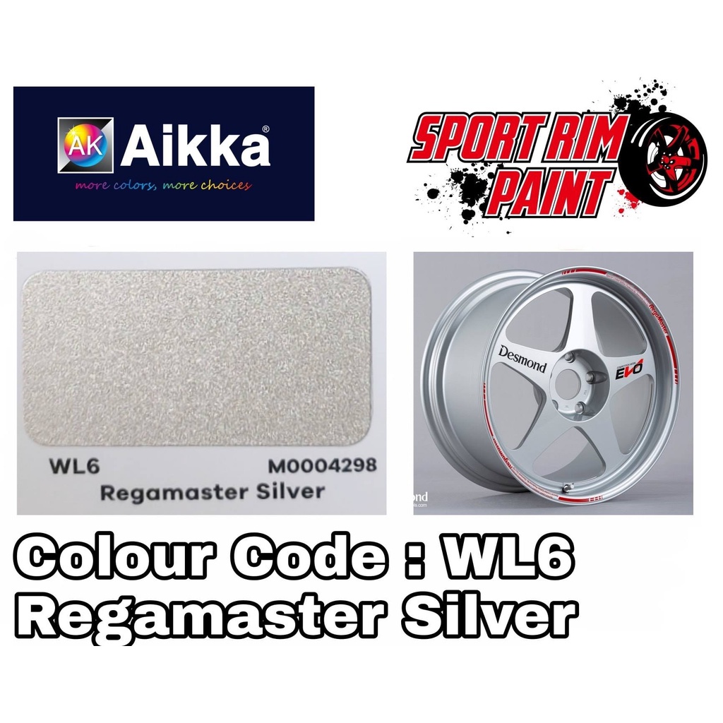 [Sport Rim Paint Regamaster Silver SP WL6] AIKKA Sport Rim 2K Paint DIY ...