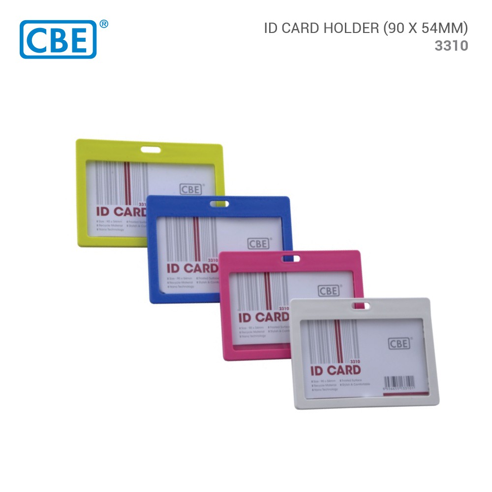 CBE 3310 ID Card Holder | Name Tag | 90 x 54MM | Shopee Malaysia