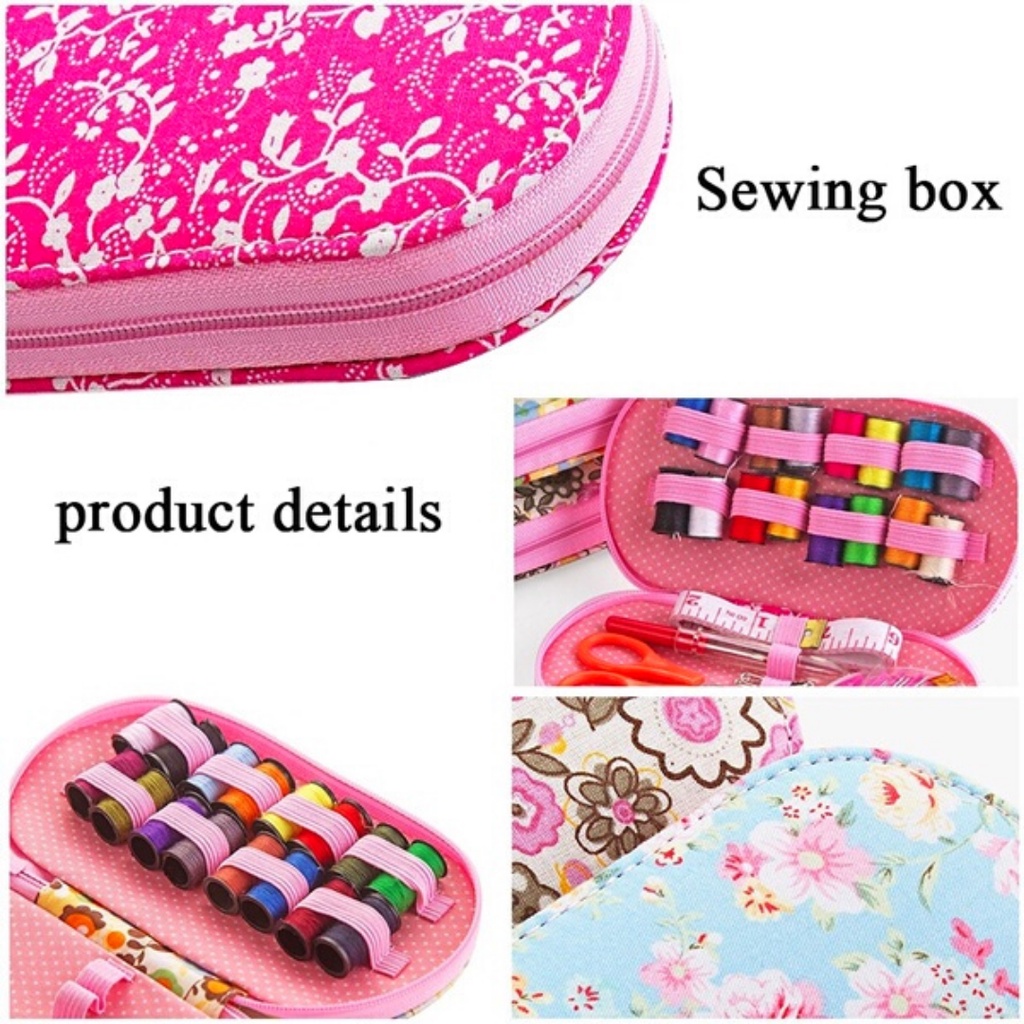 Travel Sewing Kit DIY Mini Sewing Kits for Home Sewing Box Set Travel ...