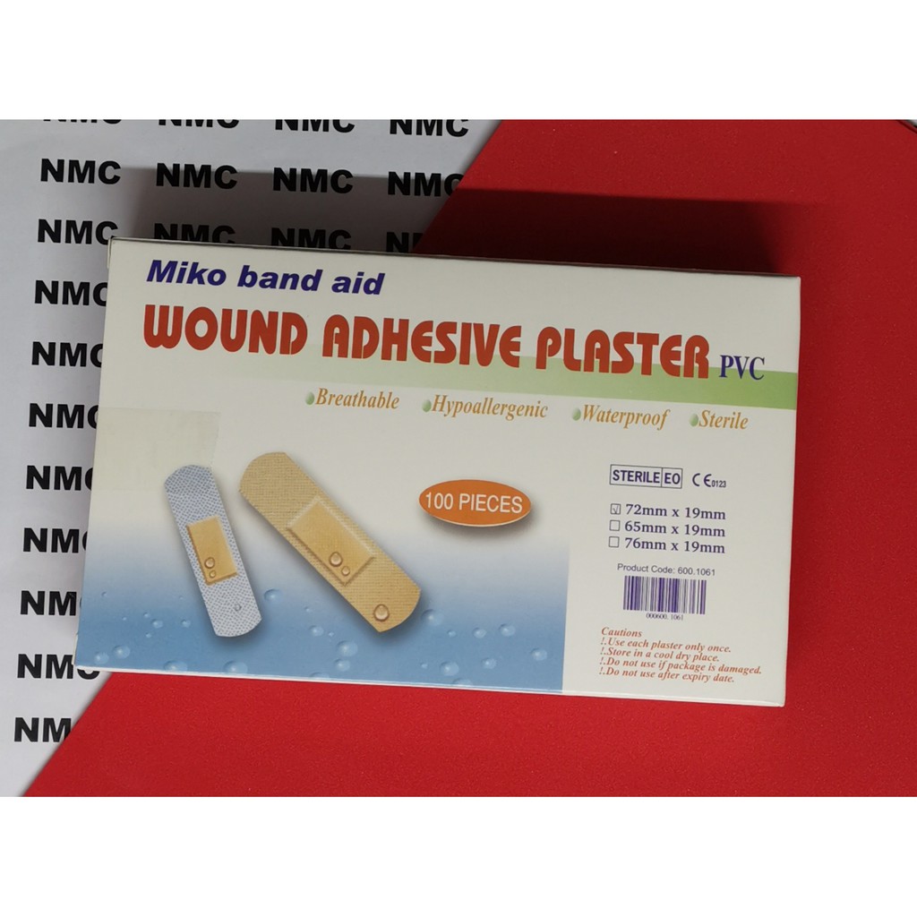 Wound Adhesive Plaster 100pcs ( 72mm x 19mm) | Shopee Malaysia