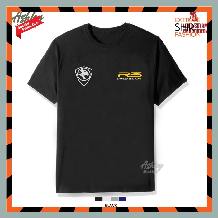 T Shirt Sulam Proton R3 Race Rally Research Limited Edition Baju Lelaki ...