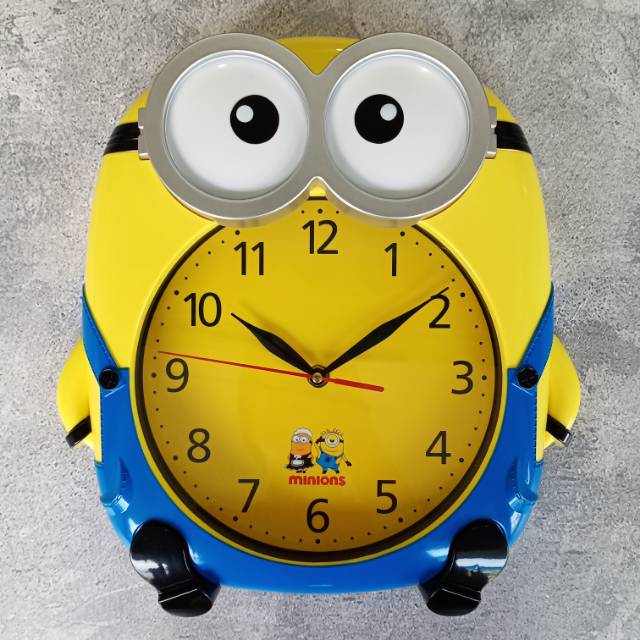 Prices for Cute Minions Wall Clocks, Decorative Room Clocks | Shopee ...