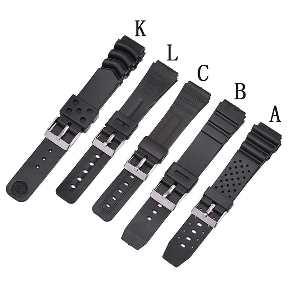 PVC Resin Watch Strap for Casio G-Shock Sport Diving Waterproof Wrist ...