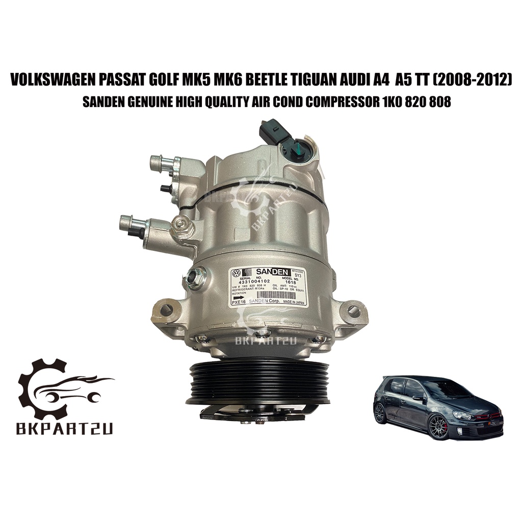 VOLKSWAGEN PASSAT GOLF MK5 MK6 BEETLE TIGUAN AUDI A4 A5 TT (2008-2012 ...