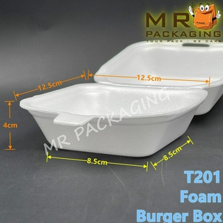 Polystyrene Foam Burger Box [ 100pcs± ] Polistrin - Polisterin Kotak ...