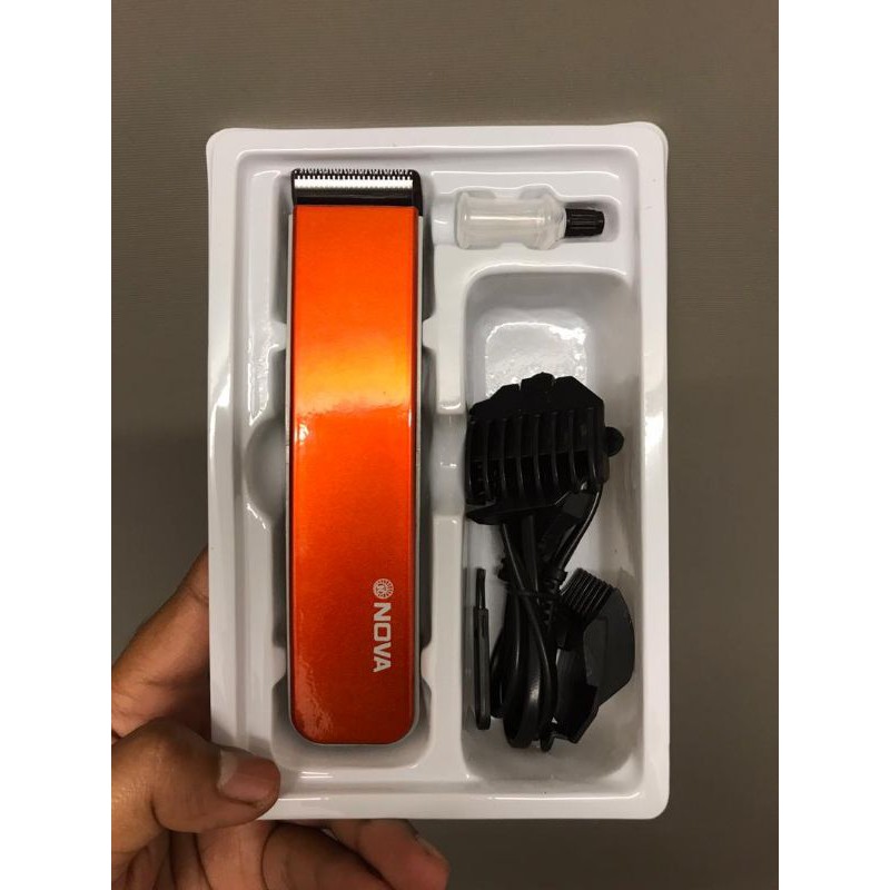 SHAVER TRIMMER NOVA NS 216 WIRELESS RECHARGEABLE HAIR TRIMMER CLIPPER ...