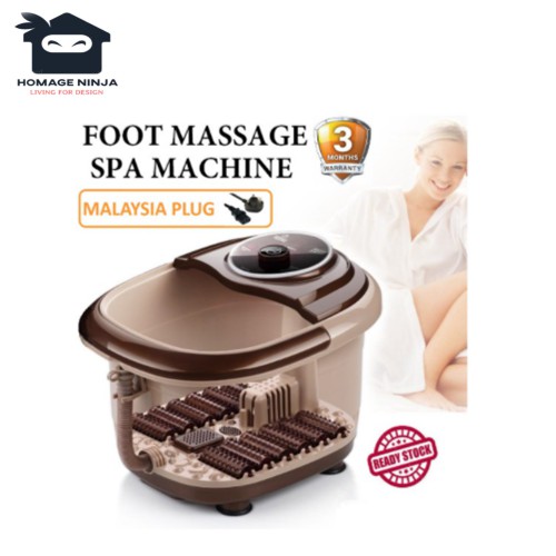 🔥PROMOTION🔥Malaysia 3-Pin Plug Foot Detox Spa Leg Bath 12 Roller ...