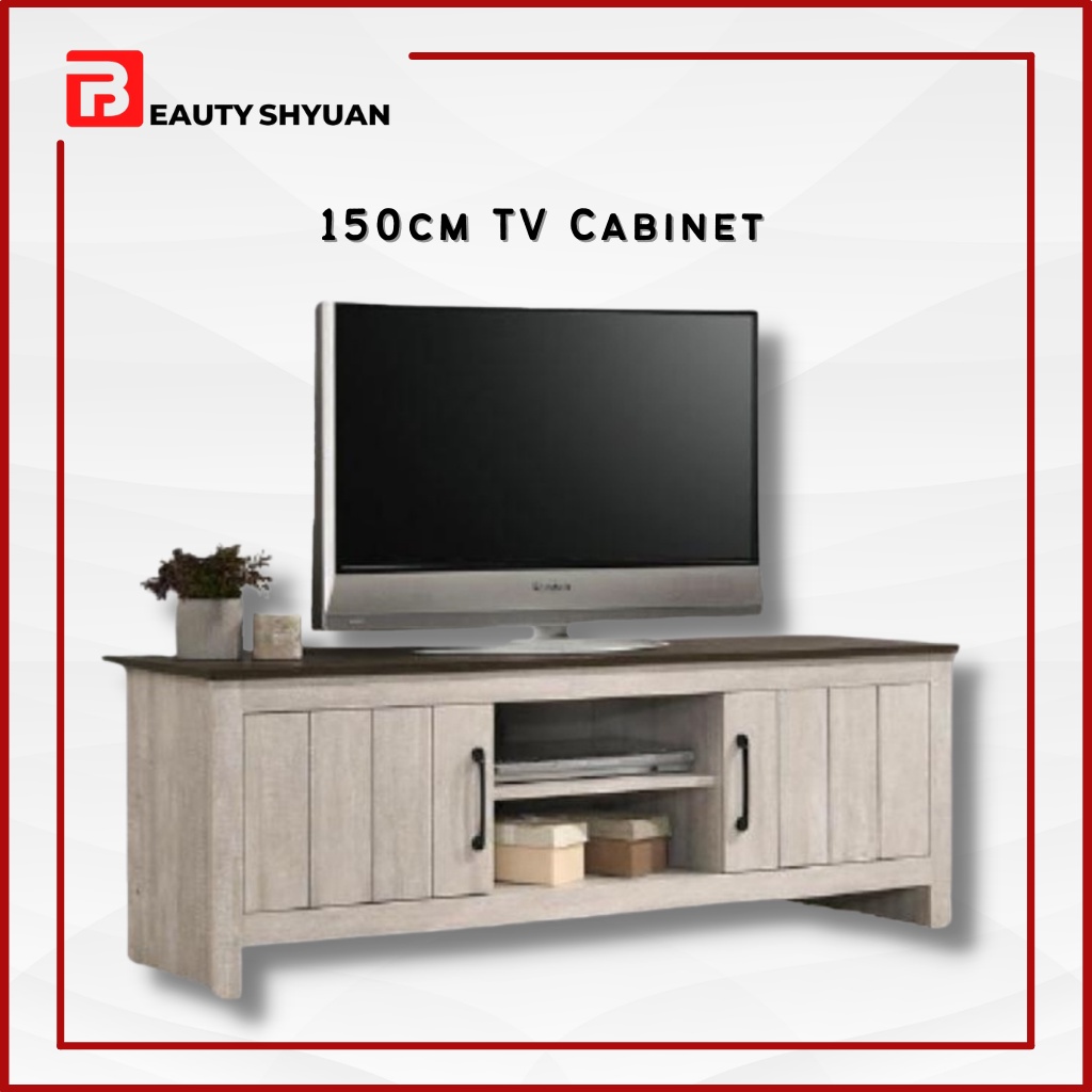 JOHNNY 5 Feet TV Cabinet 5FT TV Rack TV Console Meja TV Rak TV TV ...