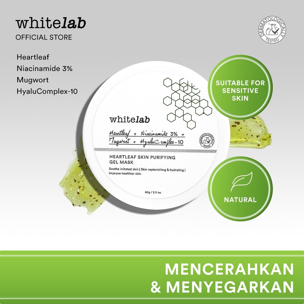 Whitelab Heartleaf Skin Purifying Gel Mask 60gm | Shopee Malaysia