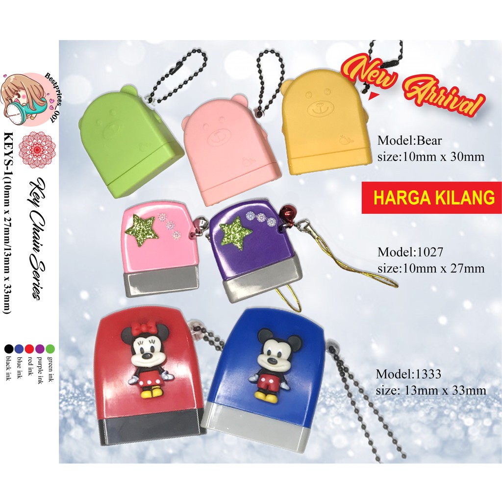Customade Selfink Stamp,Keychain Cop,Ink Sendiri,Cop Nama,Nurse Stamp ...