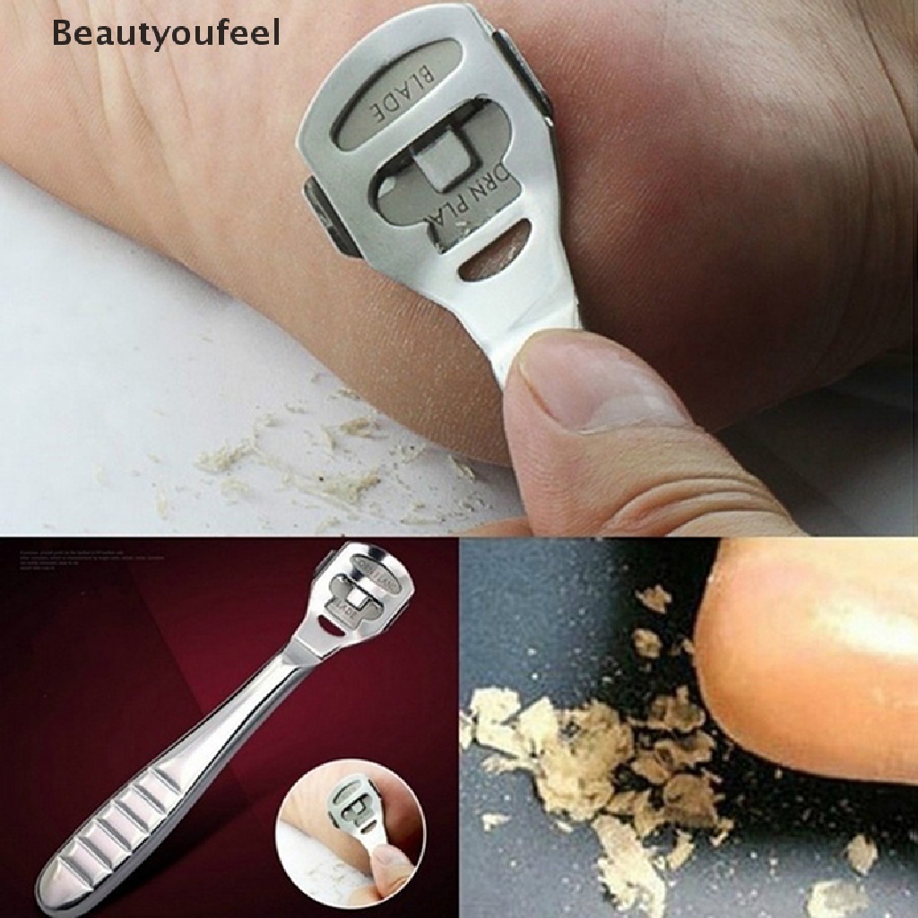 [Beautyoufeel] Foot Callus Shaver Heel Hard Skin Remover Pedicure Razor ...