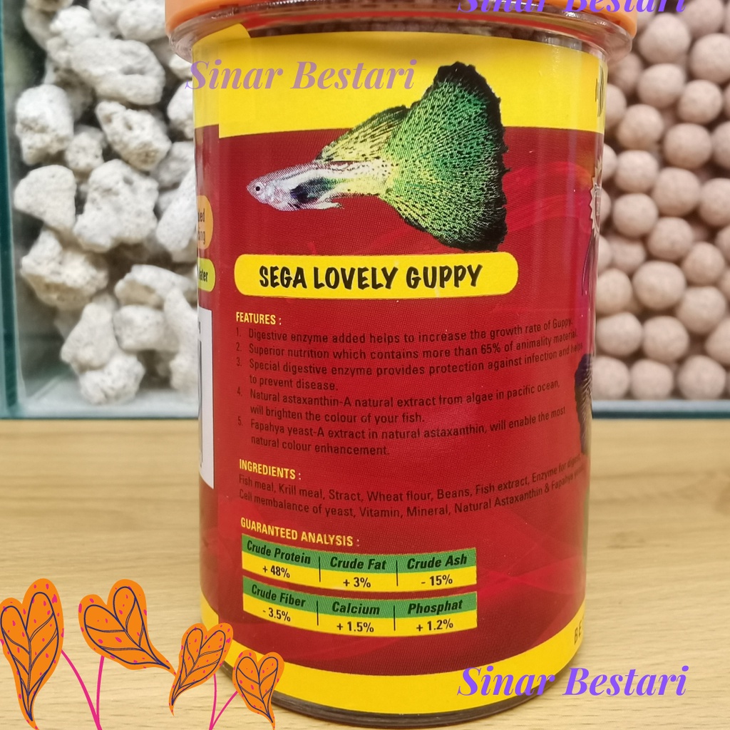 Sega Fish Food Galaxy Mini Tropical Pellet Happy Betta Spirulina ...