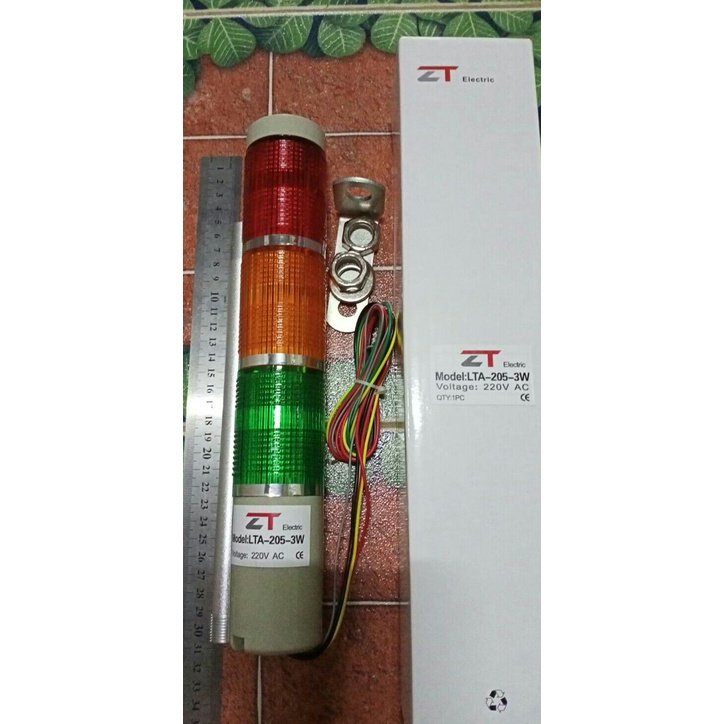 (1 Set) 3-Tier Tower Light LTA-205-3W AC220V (No Noise Flashing Type ...