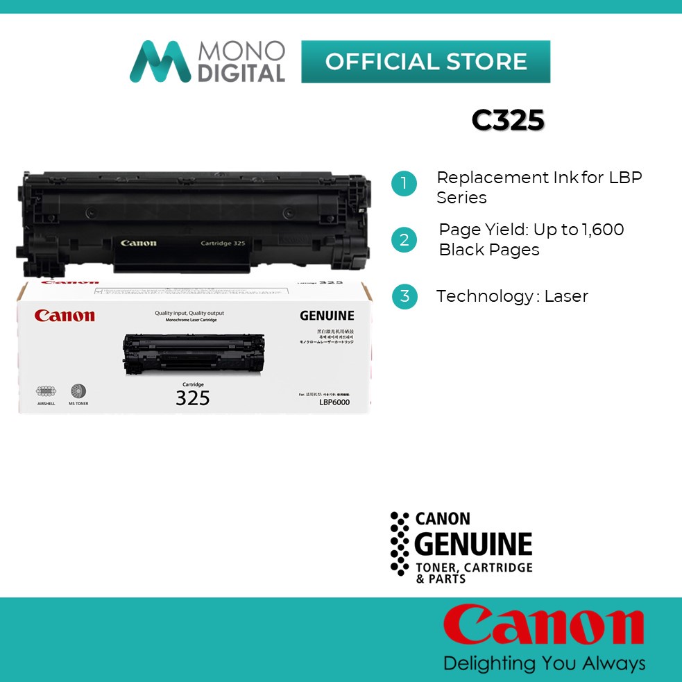 Canon Toner Cartridge 325 C325 Laser Printer Toner For Canon Printer ...