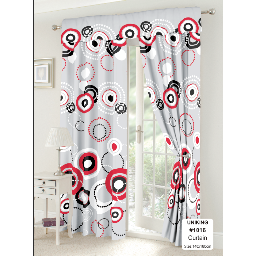 Fresh Simple Center of Circle Curtain Semi Cotton Curtains 140*180CM ...