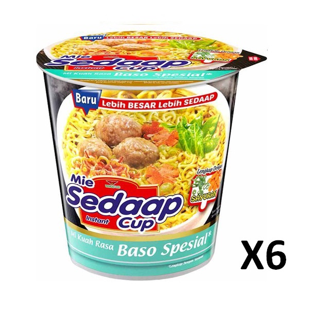 Mie Sedap Instant Multi-Cup Mi Goreng/ Korean Spicy Chicken/ Korean ...