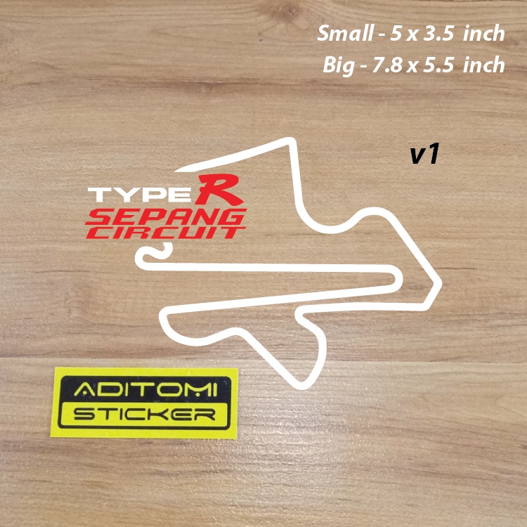 Honda Type R v1 Sepang Circuit diecut sticker | Shopee Malaysia