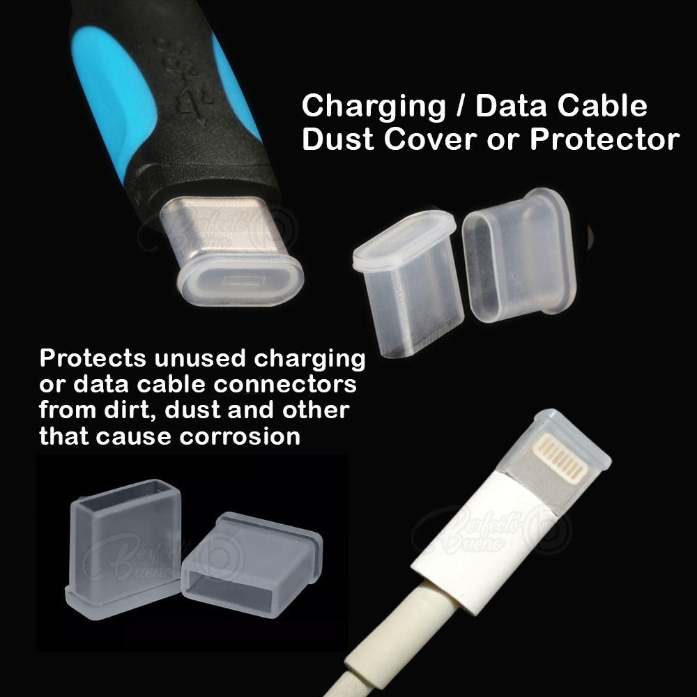 Charging Cable Connector Dust Plug Protector Cover Case Data Cable ...