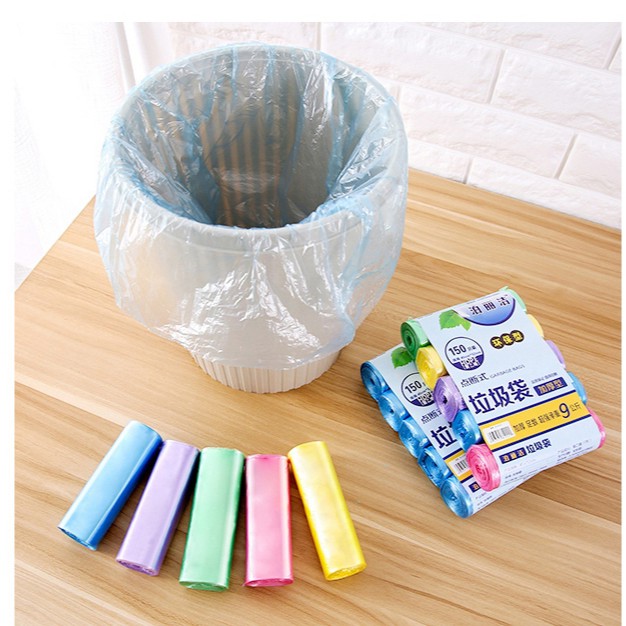 New Small 20 Pcs 1 Roll Garbage Plastic Bag Kitchen Clean-Up Toilet ...