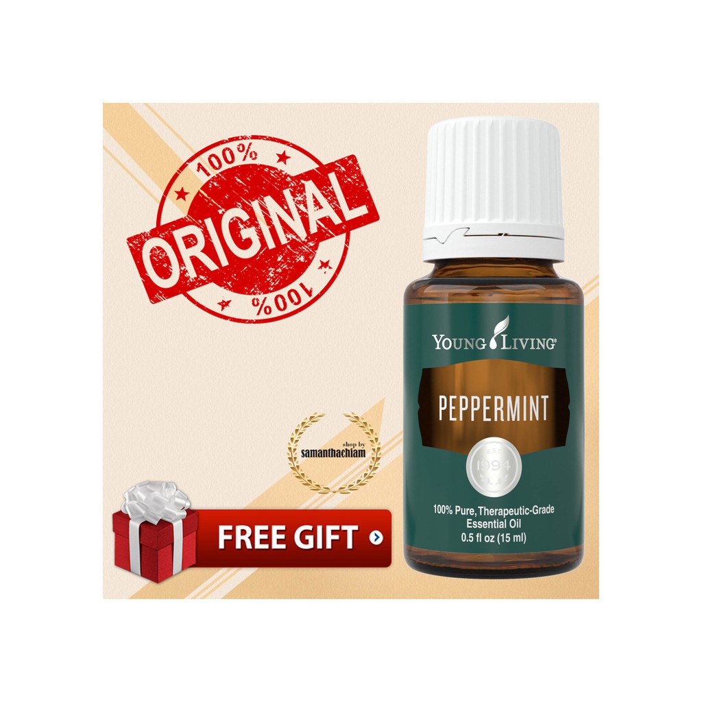 Young Living Peppermint 15ml essential oil + FREE gift | Shopee Malaysia