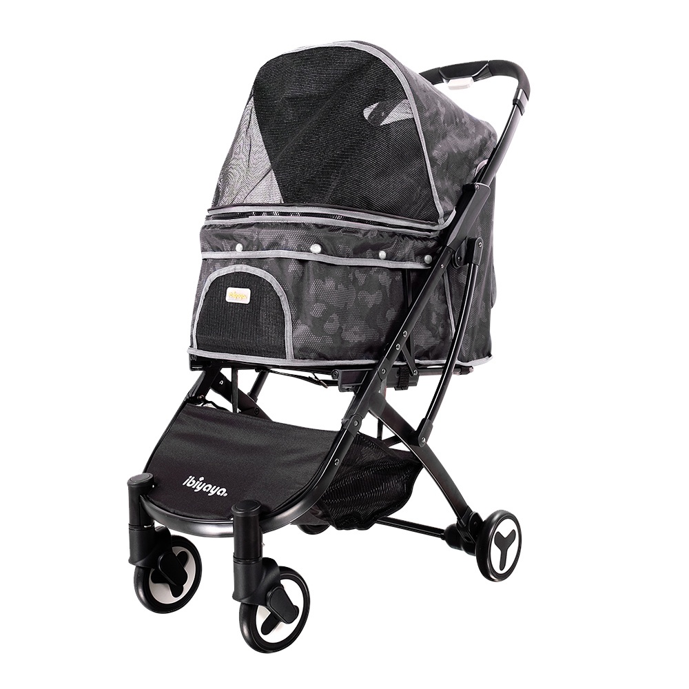 IBIYAYA Speedy Fold Pet Buggy | Foldable Pet Stroller (Camouflage ...