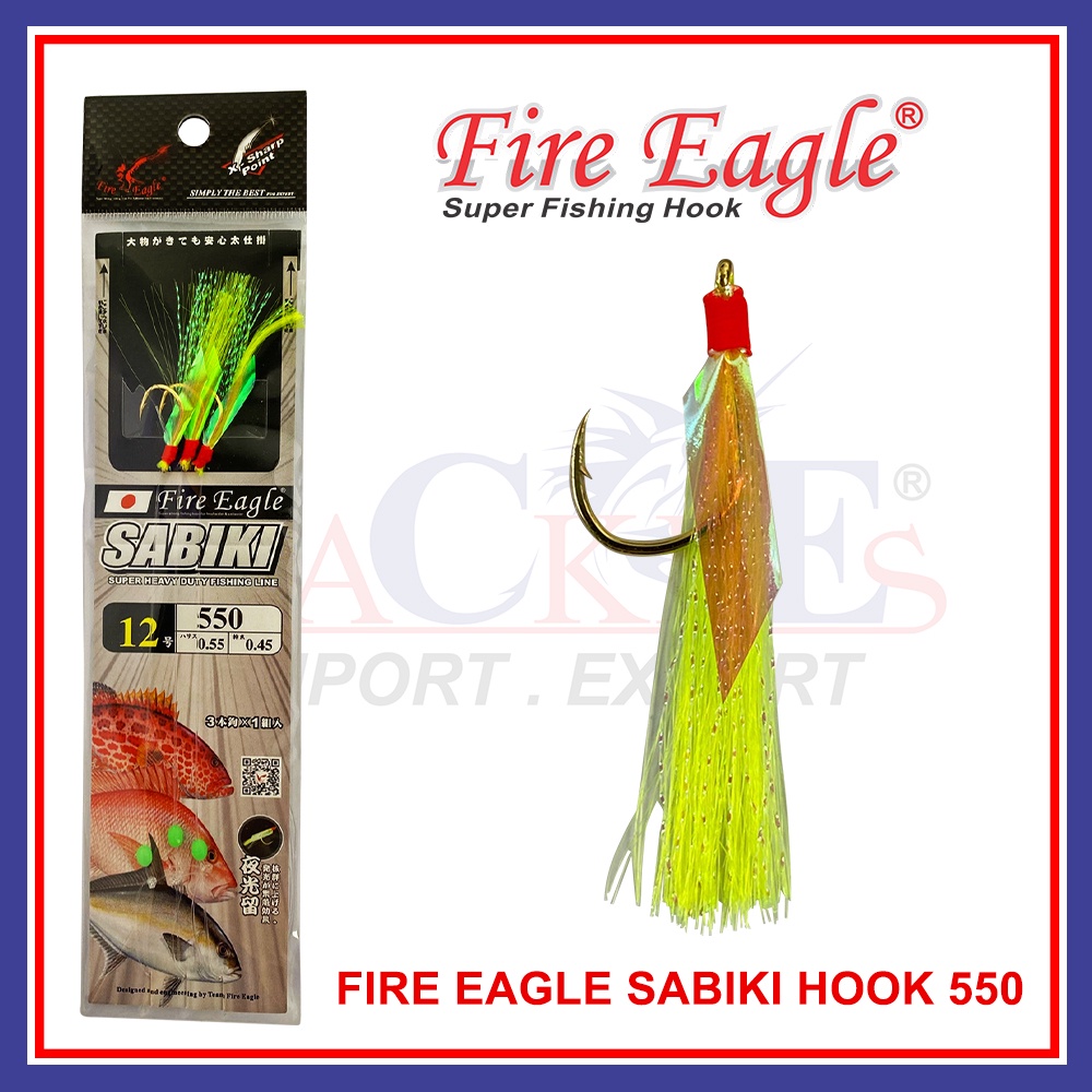 Fire Eagle Sabiki Hook 550 Fishing Hook Matakail Pancing | Shopee Malaysia
