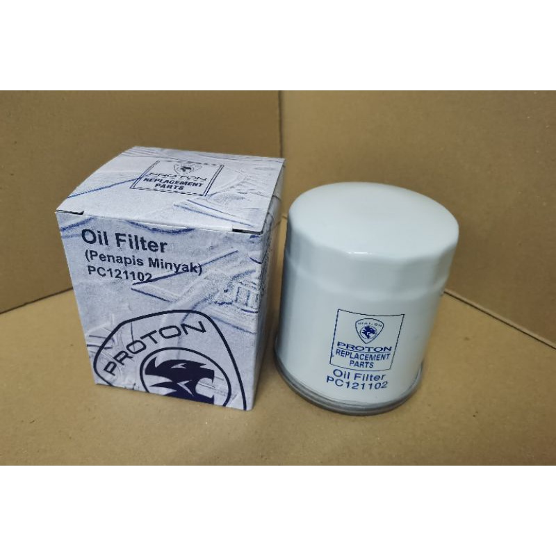 ORIGINAL OIL FILTER PROTON WIRA WAJA GE2 PERSONA SAGA BLM EXORA PREVE ...