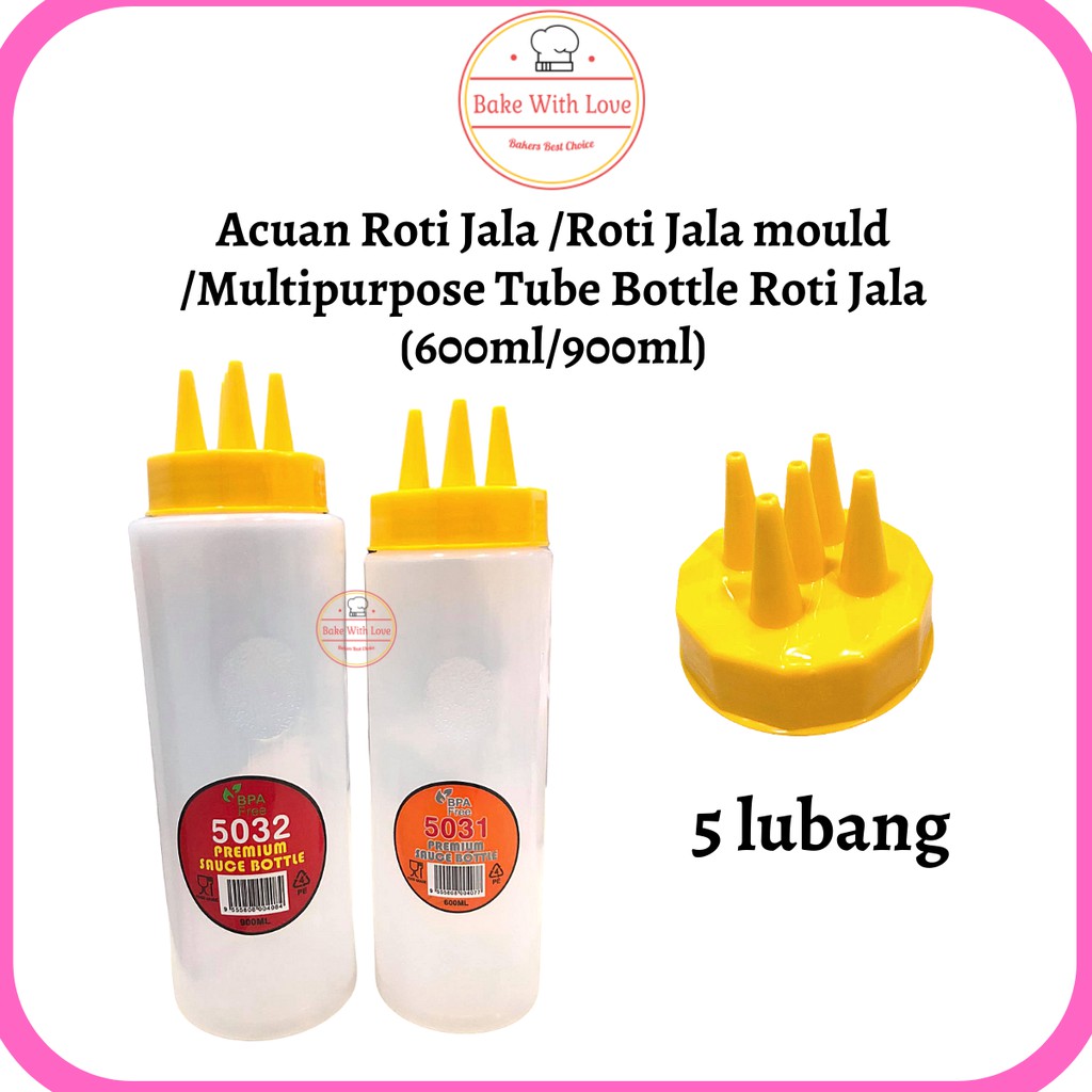 Acuan Roti Jala /Roti Jala mould /Multipurpose Tube Bottle Roti Jala ...