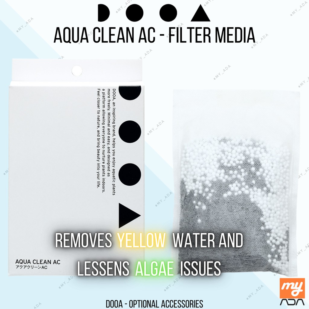 DOOA Aqua Clean AC - Filter Media to reduce yellow water and reduce algae issues in planted ...