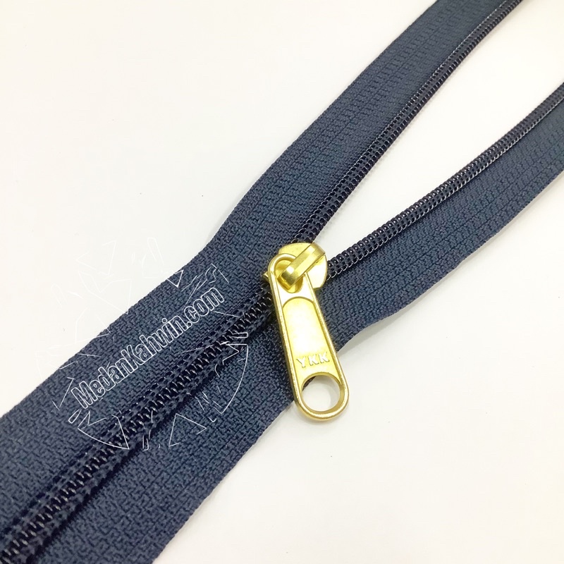 #BJ202005 (meter) Zip Potong YKK Nylon Saiz #5 YKK Zipper dgn Kepala ...