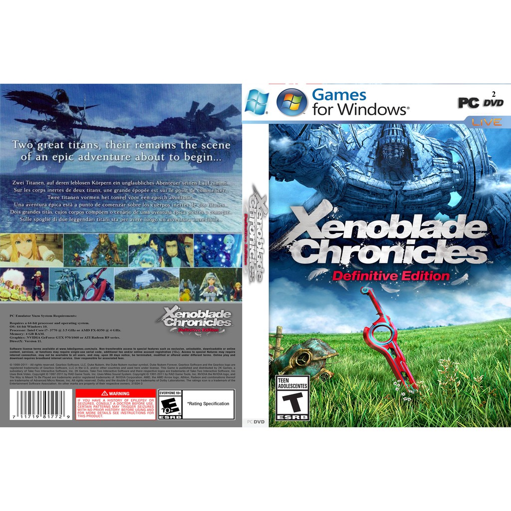 Xenoblade Chronicles: Definitive Edition PC GAME [Offline INSTALLATION ...