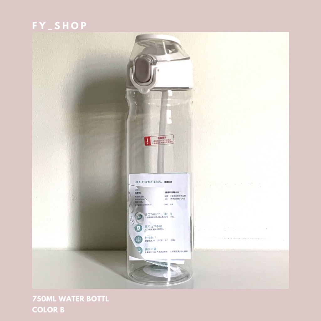 🇲🇾[Ready Stock] WATER BOTTLE | 750ml Water Bottle (BPA FREE) 750 毫升BPA ...