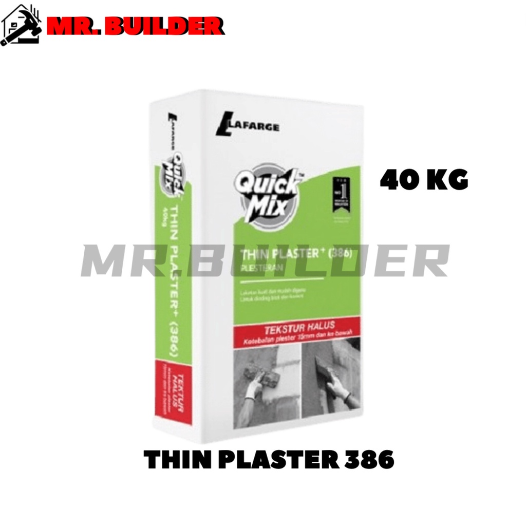 LAFARGE Quickrender 387 Thin Plaster 386 Plaster Ready-to-use Bricks ...