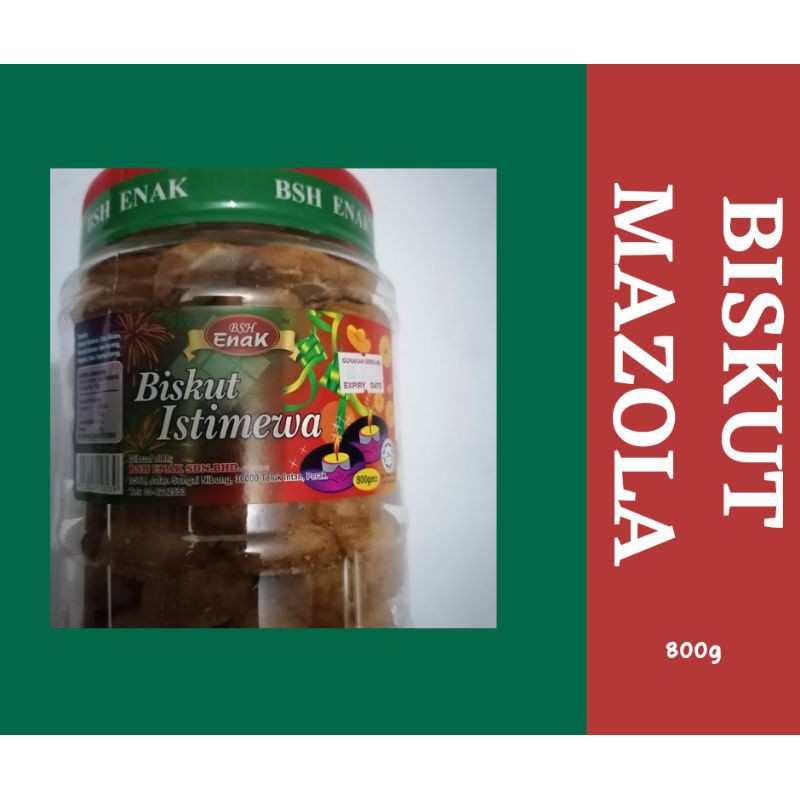 BISKUT MAZOLA KACANG | KUIH RAYA | BISKUT RAYA | KUDAPAN | Shopee Malaysia