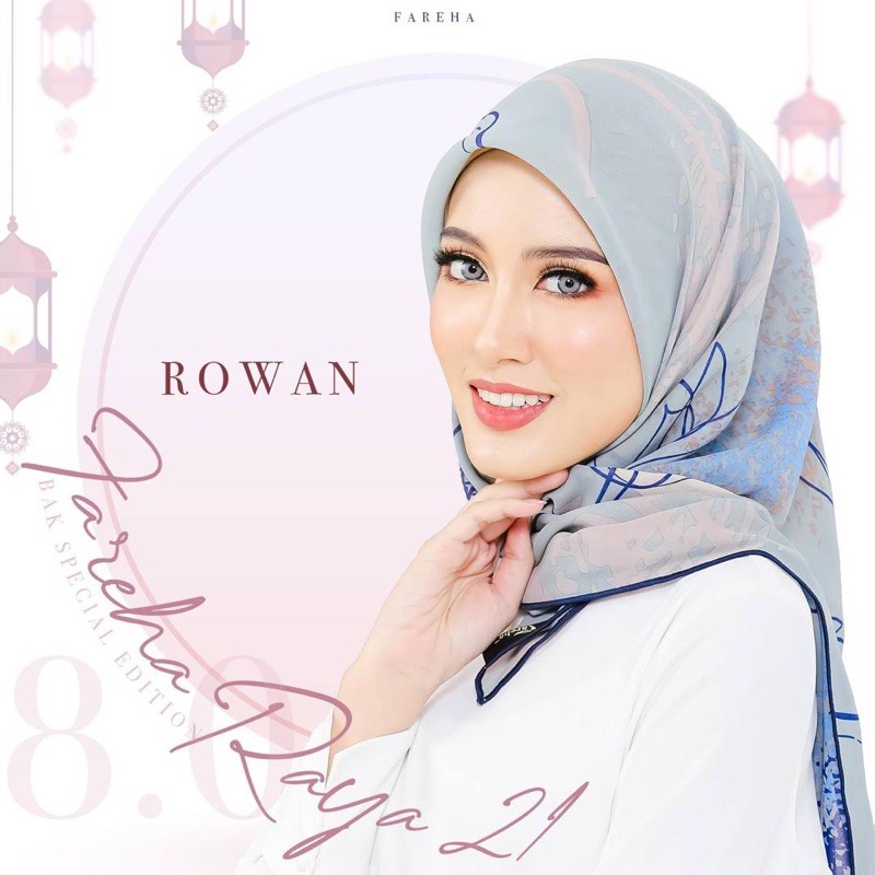 FAREHA RAYA 2021 (ROWAN)FREEGIFT(WOVENBAG) | Shopee Malaysia