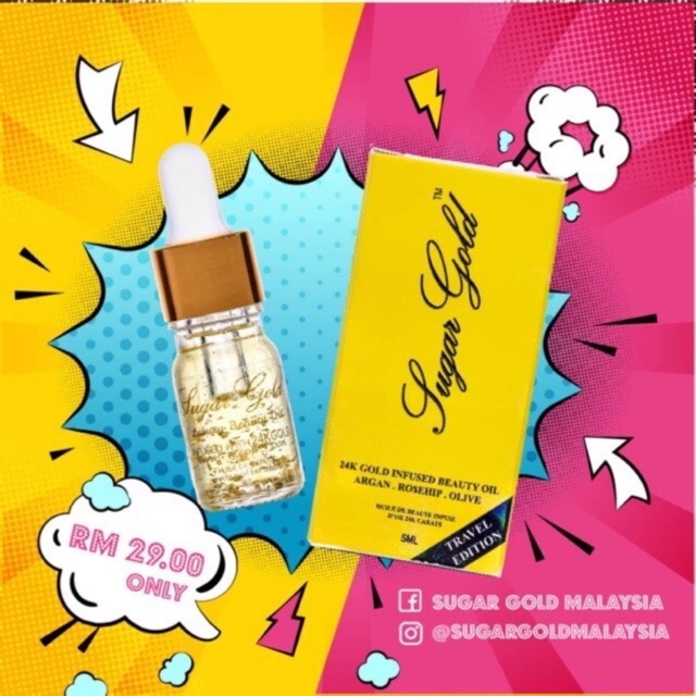 SUGAR GOLD OIL 💯 ORIGINAL HQ 🤩 READY STOCK | Shopee Malaysia