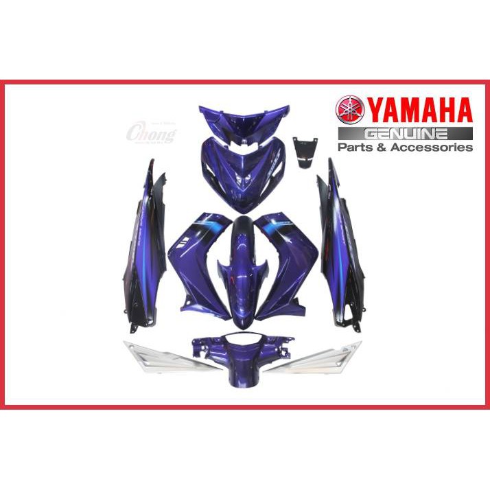 Yamaha Lc135 V1 Body Cover Set And Sticker Dpbmc 100 Original Hly
