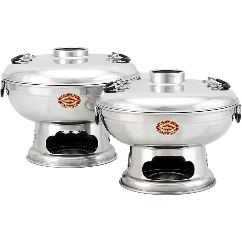 THAI ALUMINIUM TOMYAM POT/ALUMINIUM SHABU POT/HOT POT CHARCOAL_PERIUK ...