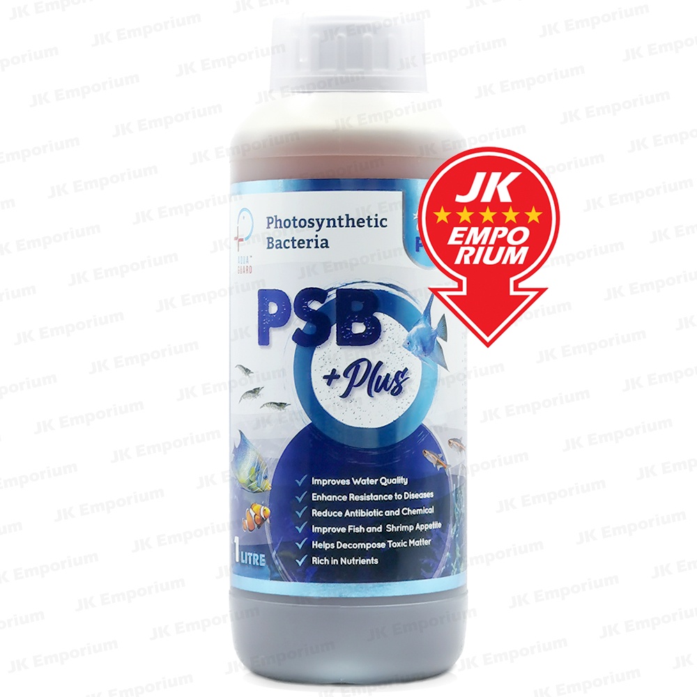 Aqua Guard PSB +Plus Beneficial Photosynthetic Nitrifying Bacteria BB Murah Akuarium Fish Tank ...
