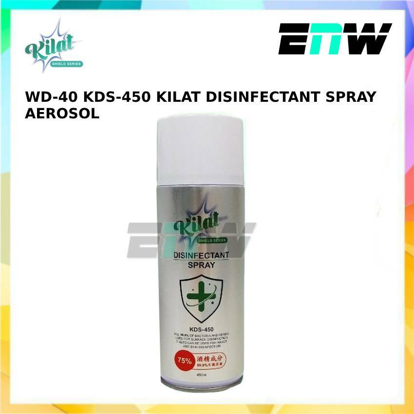 WD-40 KDS-450 KILAT DISINFECTANT SPRAY AEROSOL | Shopee Malaysia