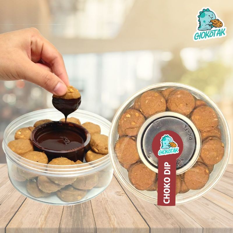 [CHOKO DIP] Chokotak Almond Cookies with Dark Chocolate Dip (27pcs ...