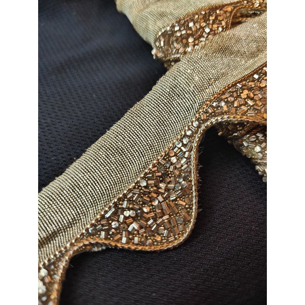 Wave beaded border lace | Shopee Malaysia