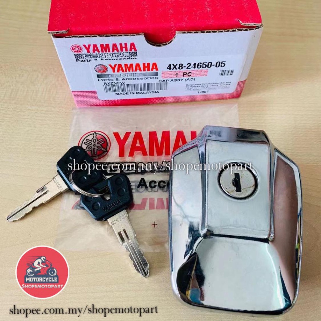 FUEL TANK TANGKI LOCK CAP YAMAHA RXZ / RXS ORIGINAL ORI HONG LEONG HLY | Shopee Malaysia