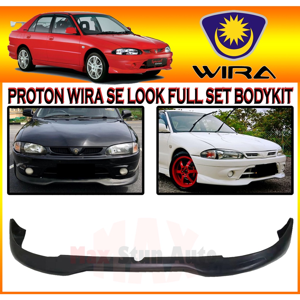 PROTON WIRA SEDAN SALOON AEROBACK SATRIA PUTRA SE LOOK FULL SET BODYKIT ...
