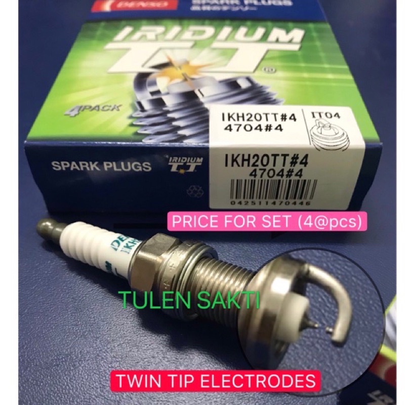 DENSO IKH20TT IRIDIUM PLUG INNOVA FORTUNER TRH200