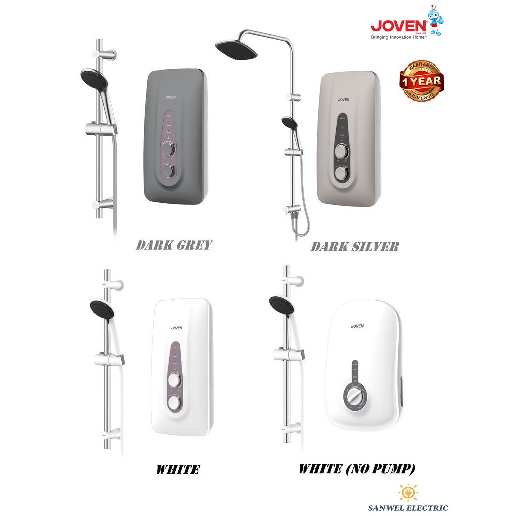 JOVEN WATER HEATER SB11iP-RS INVERTER SILENT DC PUMP INSTANT WATER HEATER WITH RAIN SHOWER ...